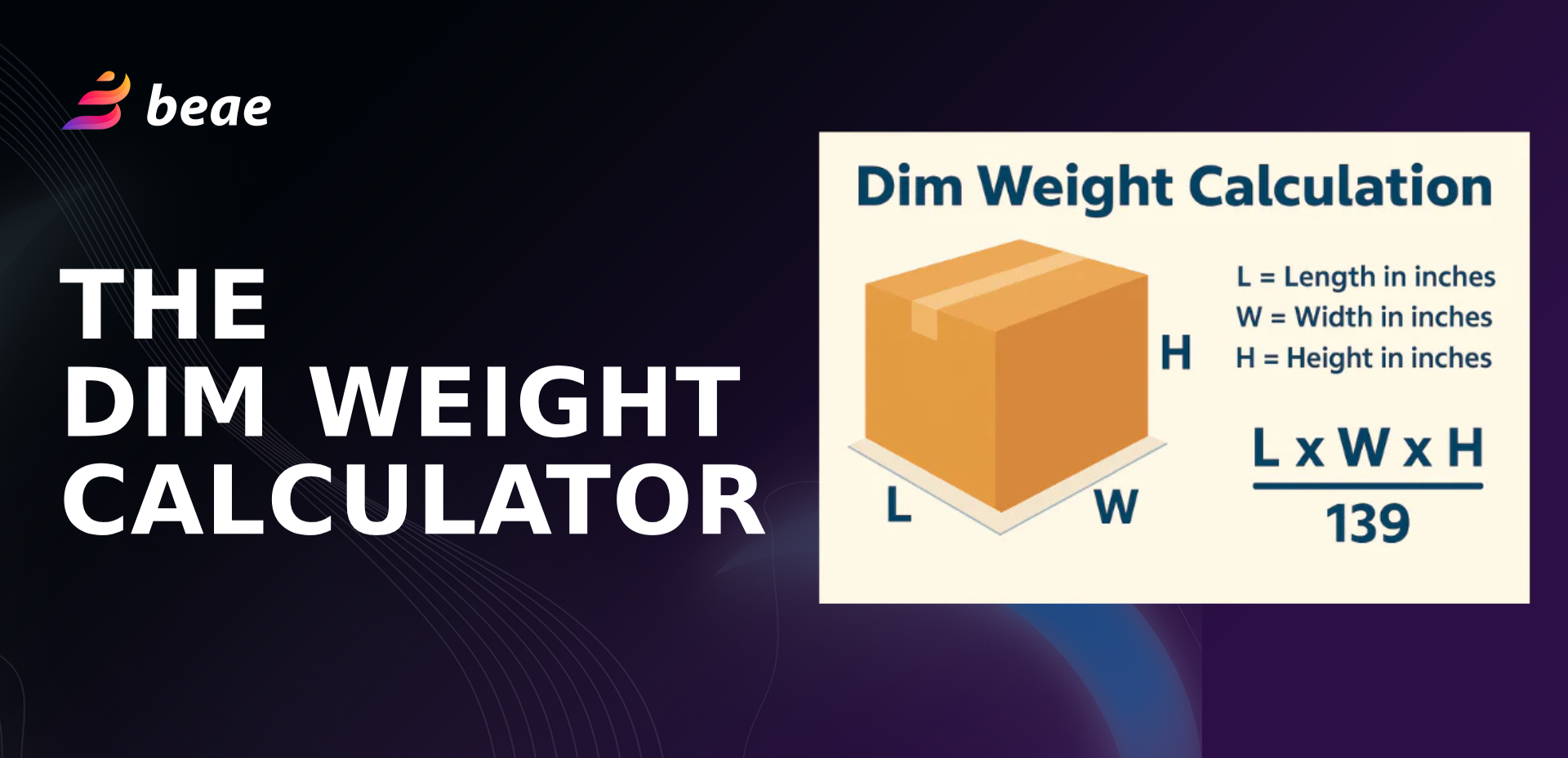 The Ultimate DIM Weight Calculator: Maximize Your Shipping Efficiency ...